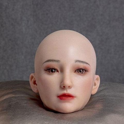 IL - Ellan - Silicone Sex Doll Head - M16 Compatible - Tan – Lucidtoys